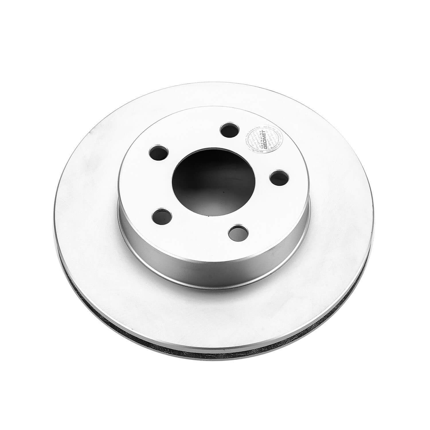 Power Stop AR8554EVC Evolution Geomet Coated 1-Piece Plain Front Brake