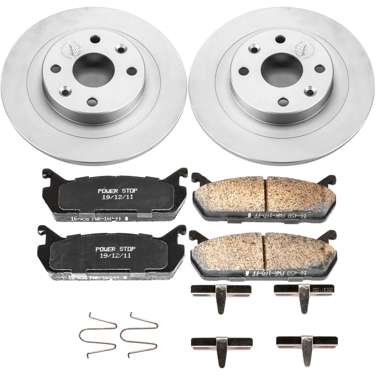 Power Stop CRK770 Z17 Evolution Rear Brake Kit for 1991-1996 Ford